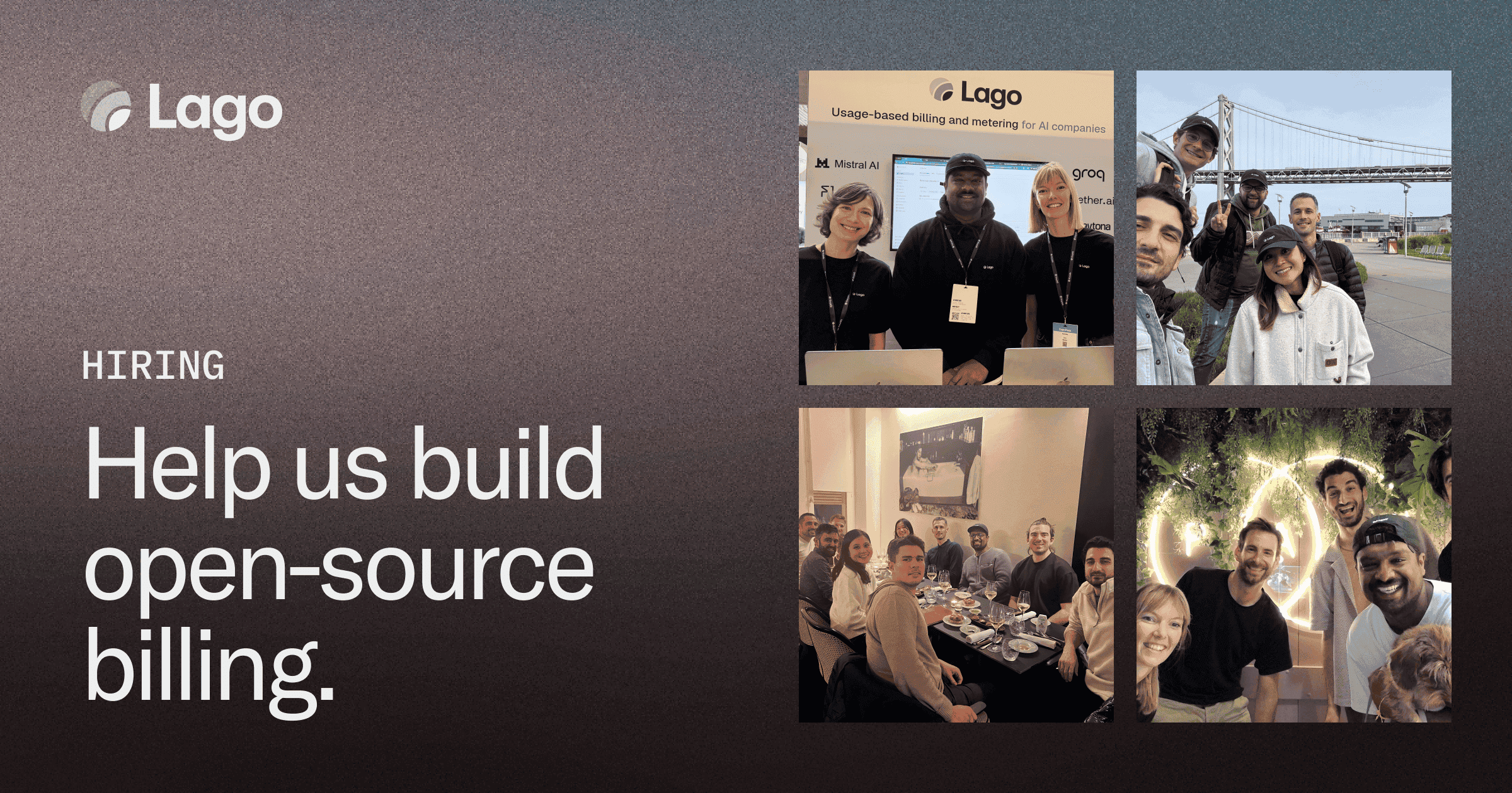 Join Lago | Build the Future of Open Billing